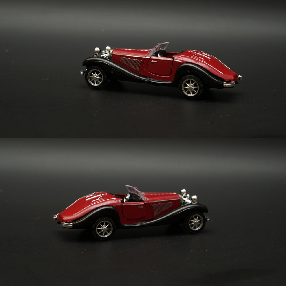 1:36 Mercedes-Benz 500K Vintage Car Brown (Open top) – Kunju Vandi
